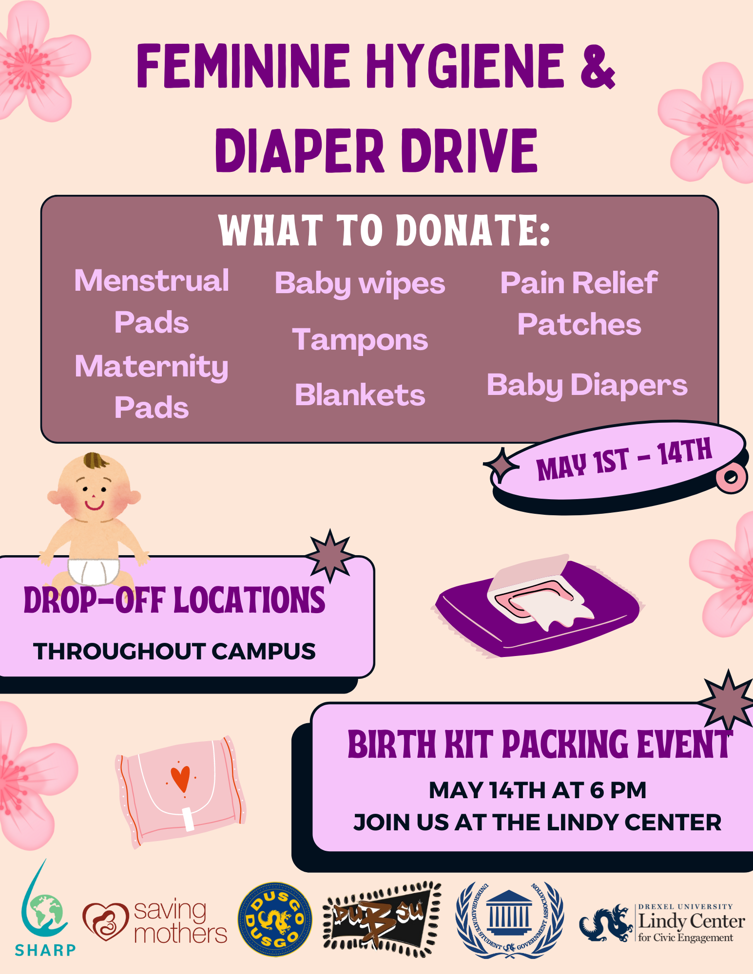 Feminine Hygiene and Birth Drive – Dornsife DASH