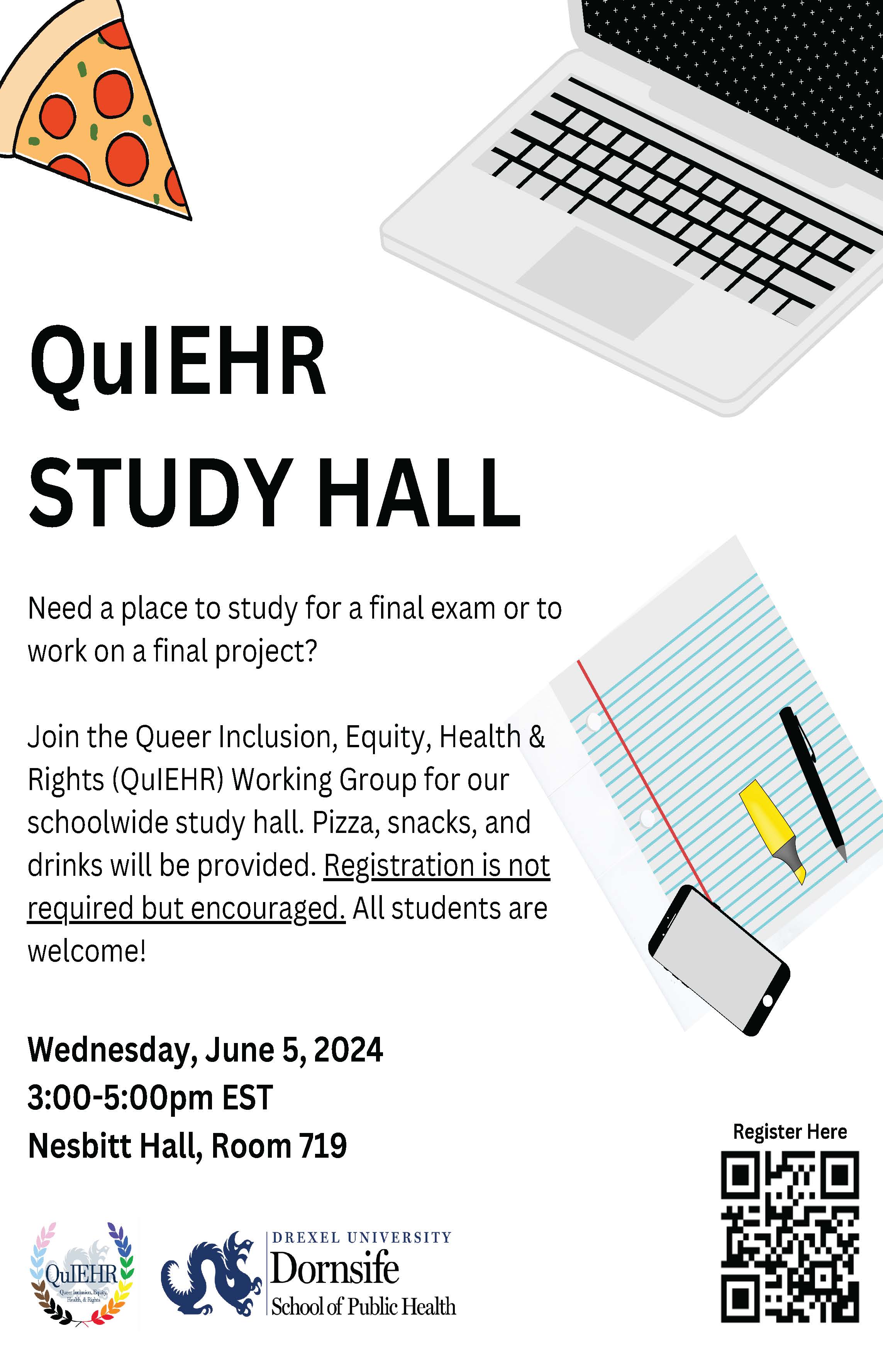 QuIEHR Study Hall for Spring 2024 (June 5th, 2024) – Dornsife DASH
